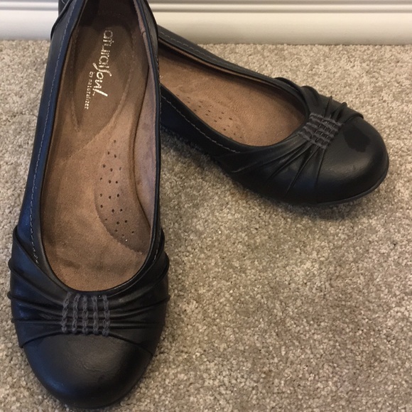 Natural Soul | Shoes | Natural Soul Black Slip On Ballet Flats | Poshmark